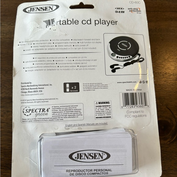 Jensen | Portable Audio & Video | Jensen Cd 6c Portable Cd Player Bass ...